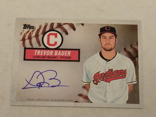 Trevor Bauer 2019 Topps Brooklyn Collection Autograph Auto SP Card /75 ...