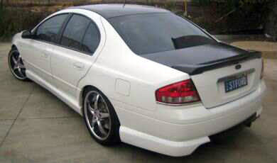 FORD BA FALCON DJR LOWER BODY KIT (front & rear skirt, side skirts, dog ...