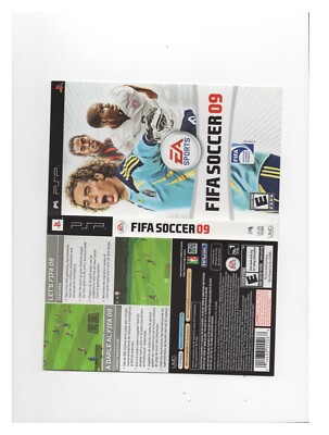 Fifa Soccer 09 PSP ARTWORK ONLY Authentic NTSC-U/C | eBay