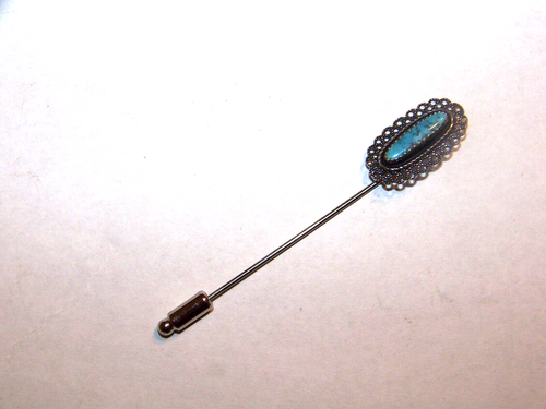 Sterling Silver and Turquoise Stick Pin | eBay