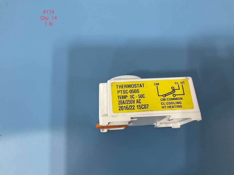 SP Multicomp CAPILLARY THERMOSTAT, 0-50 DEG C, 20A PTSC-050S | eBay