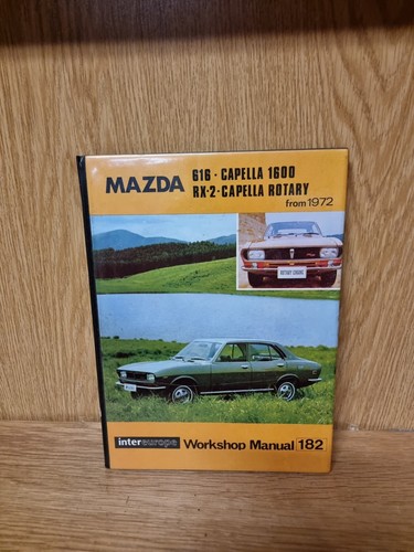 MAZDA RX2 616 CAPELLA 1600 WORKSHOP MANUAL RX 2 ROTARY NSU WANKEL ...