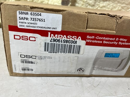 ADT DSC Impassa Scw9057-433 Alarm System Touchscreen for sale online | eBay