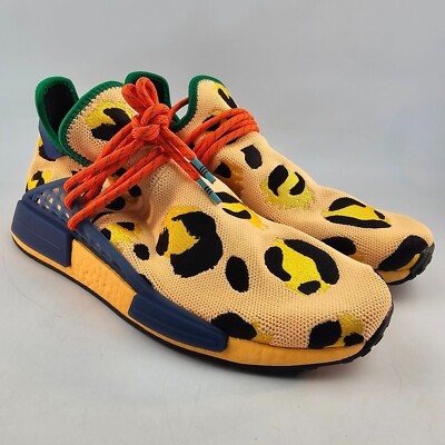 Adidas NMD Pharrell Human Race Shoes Mens Size 9 Animal Print Pulse ...