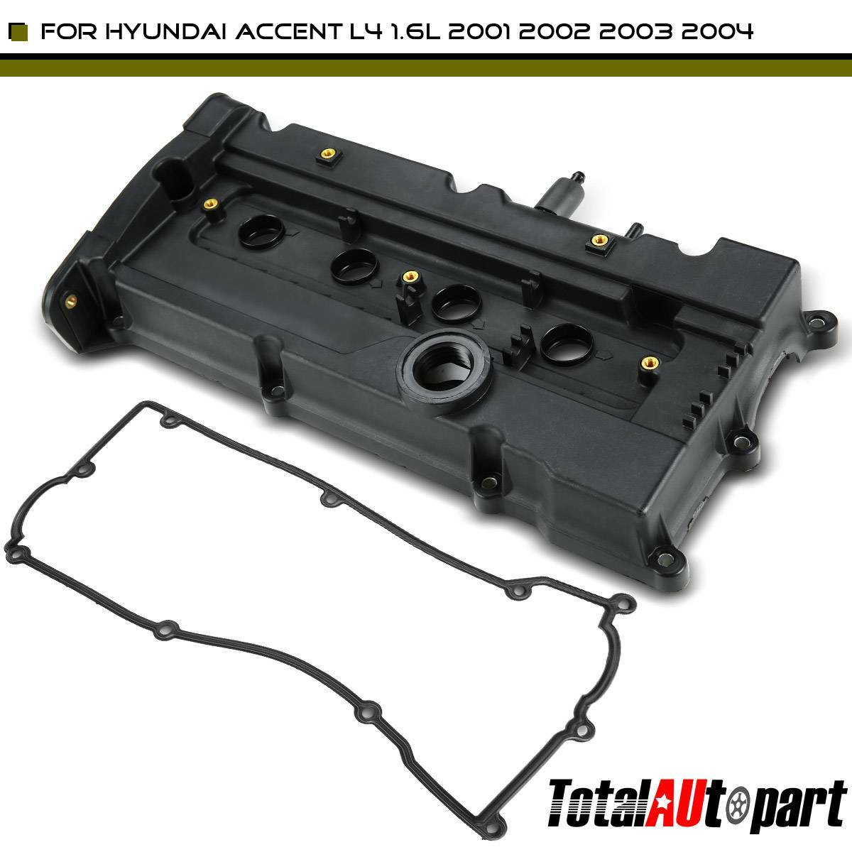 Engine Valve Cover & Gasket Kit for Hyundai Accent 2001-2004 L4 1.6L ...
