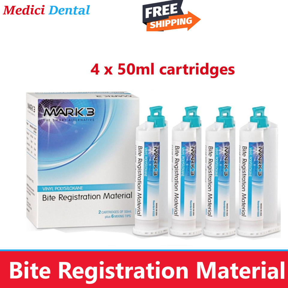 Dental Bite Registration Impression Material FAST SET or REGULAR SET, 1 ...