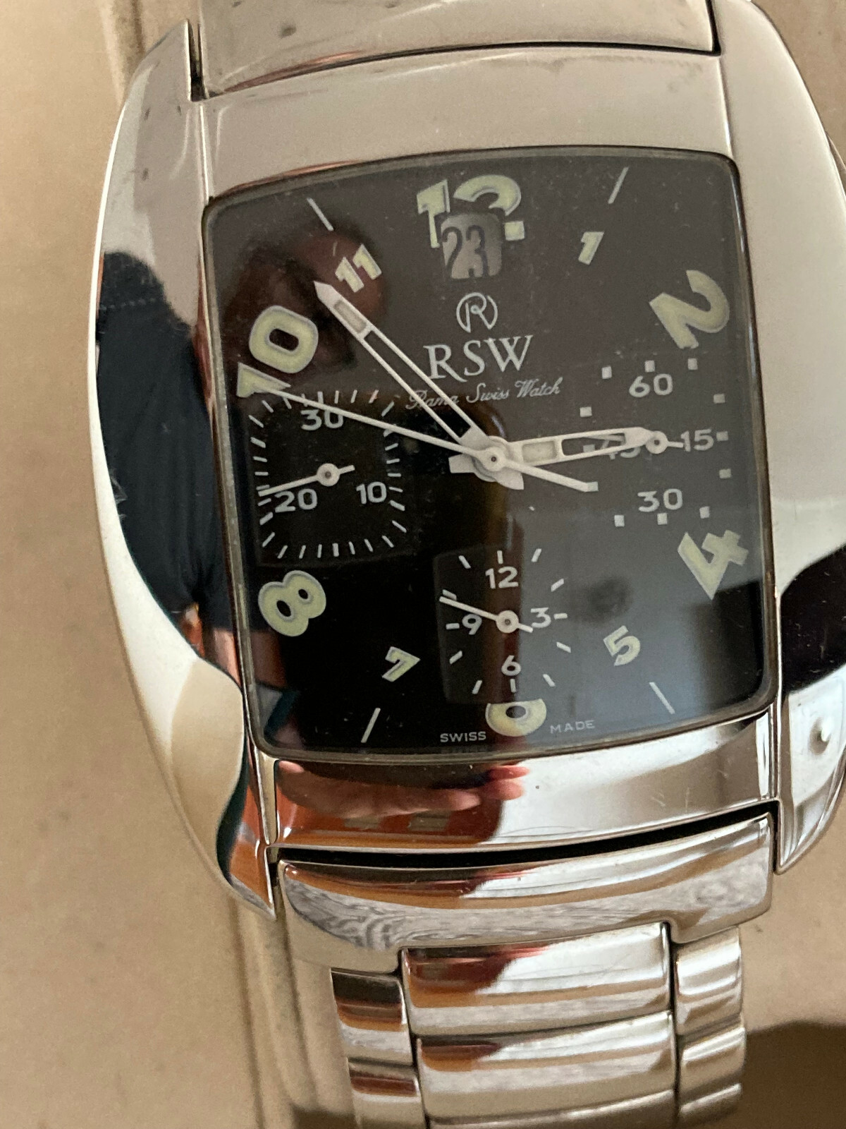 RSW Rama Swiss Watch Men's Automatic Chronograph 9200 for sale online ...