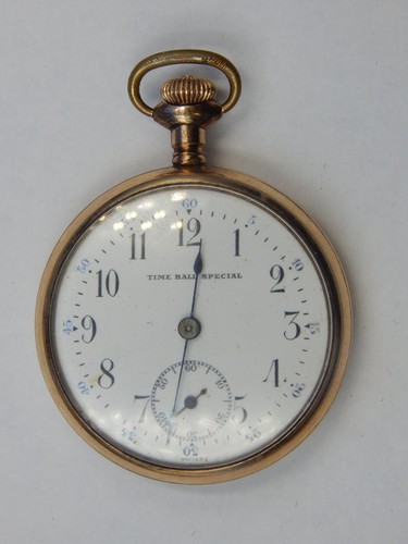 Vintage Time Ball Special Swiss Fake Hand Wind Pocket Watch | eBay