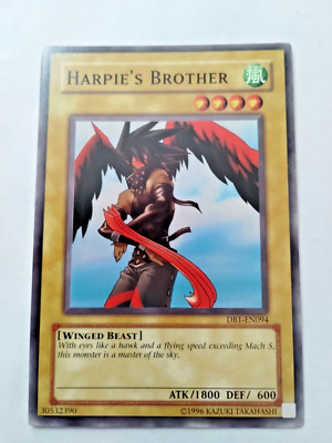 YuGiOh Harpie's Brother Dark Beginnings 1 DB1-EN094 Unlimited Com ...
