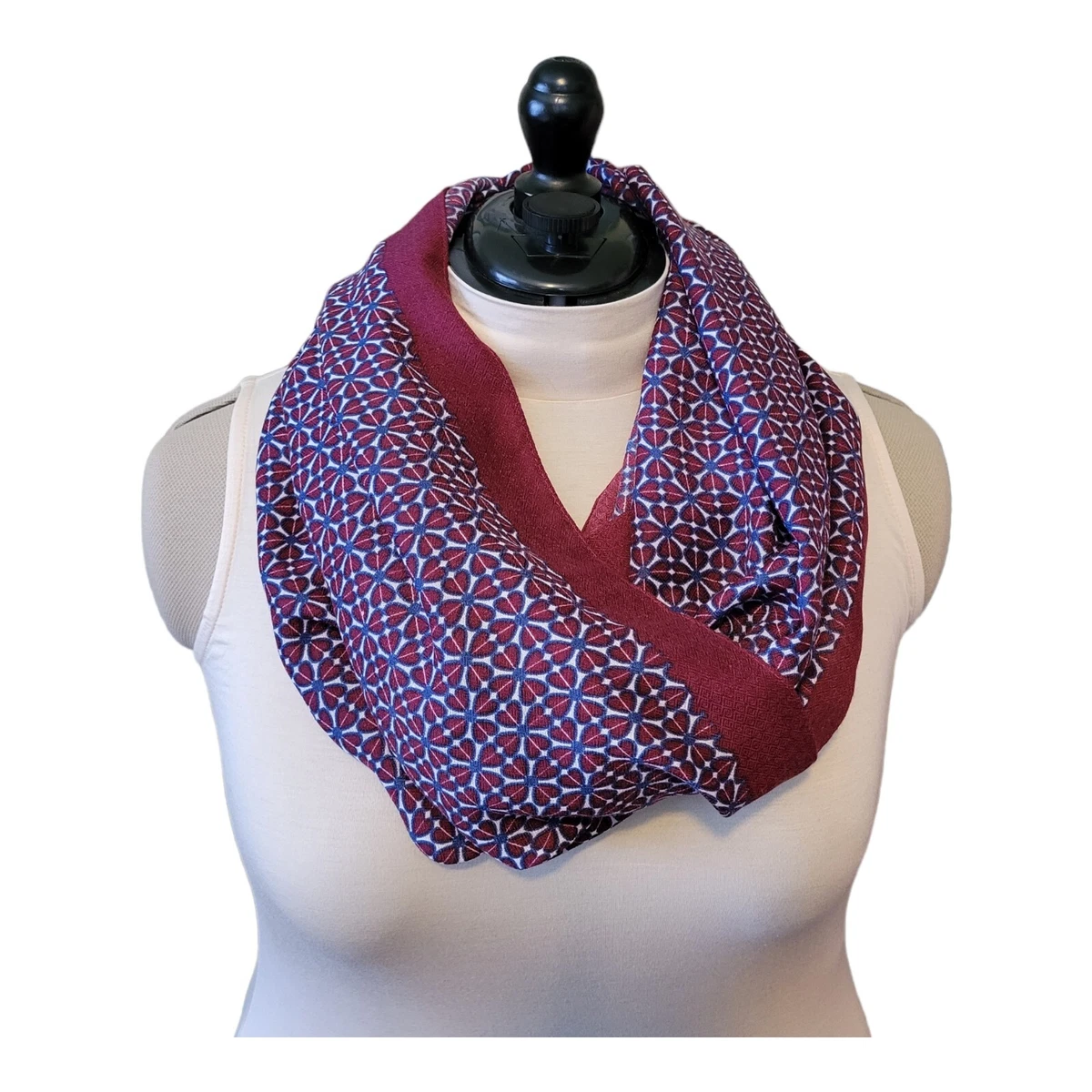 Maroon Infinity Scarf
