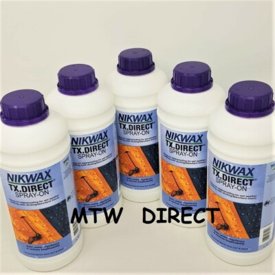 NIKWAX TX DIRECT 5 LITRE SPRAY ON FOR WATERPROOFING GORE-TEX JACKETS ...