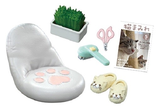 Re-Ment Miniatures Life with cats Dollhouse Decoration Furniture Set | eBay