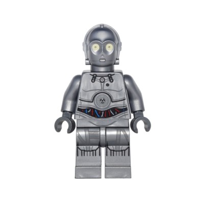 LEGO - Star Wars - Silver Protocol Droid (U-3PO) - Mini Fig / Mini ...