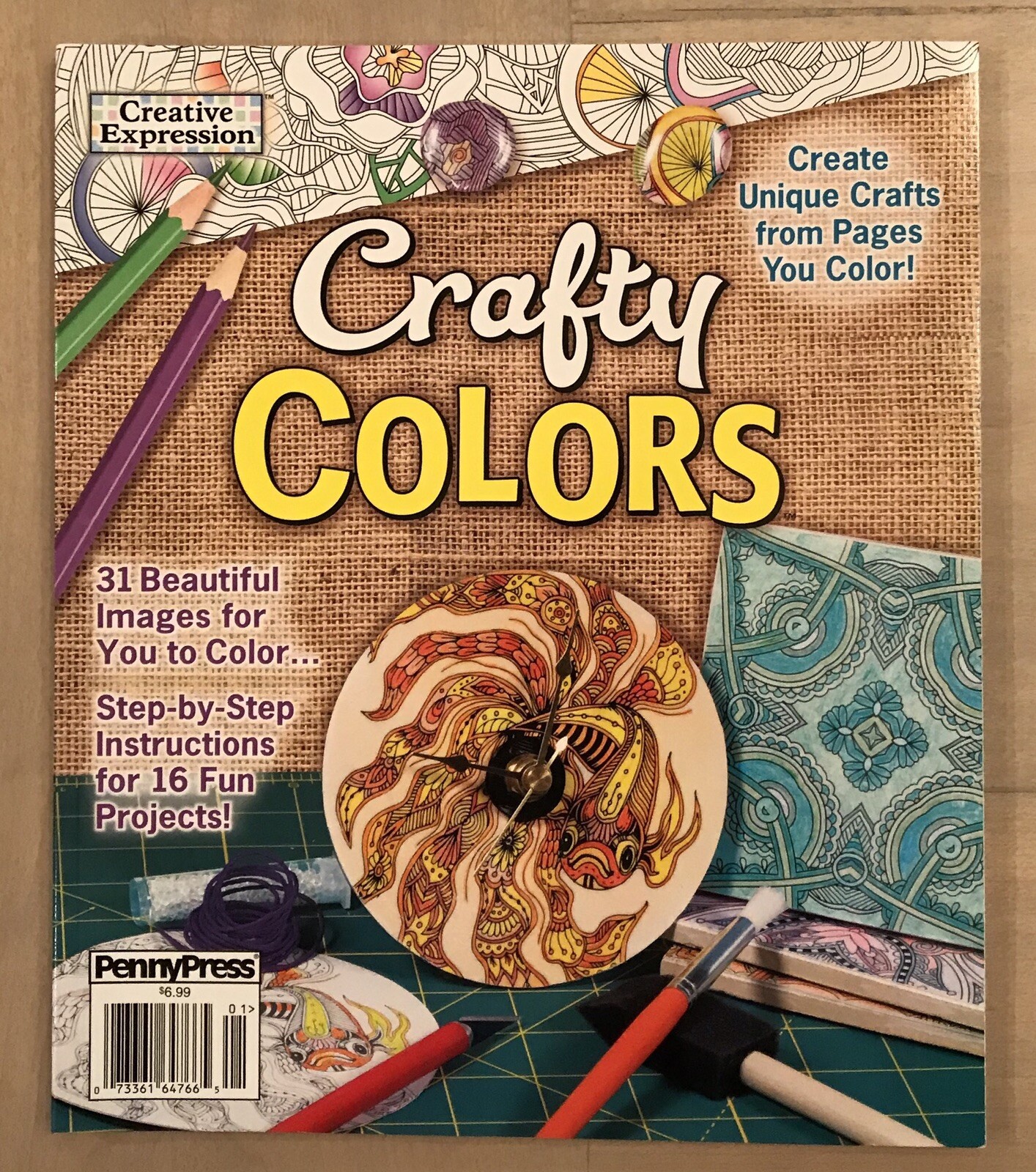Creative Expression Crafty Colors Coloring Book Volume 1 2016 FREE ...