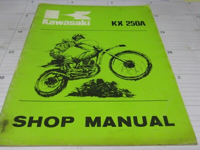 Kawasaki '75 KX250-A shop manual | eBay