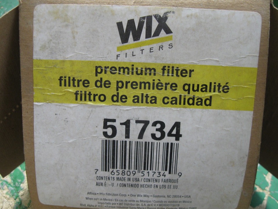 Wix 51734 Engine Oil Lube Filter Replaces FORD F4TZ6731A IH 1814562C1 ...