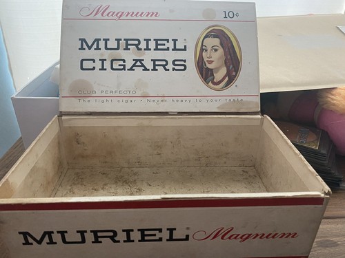 Vintage Muriel Cigars Fifty Magnum cigar box BOX ONLY | eBay