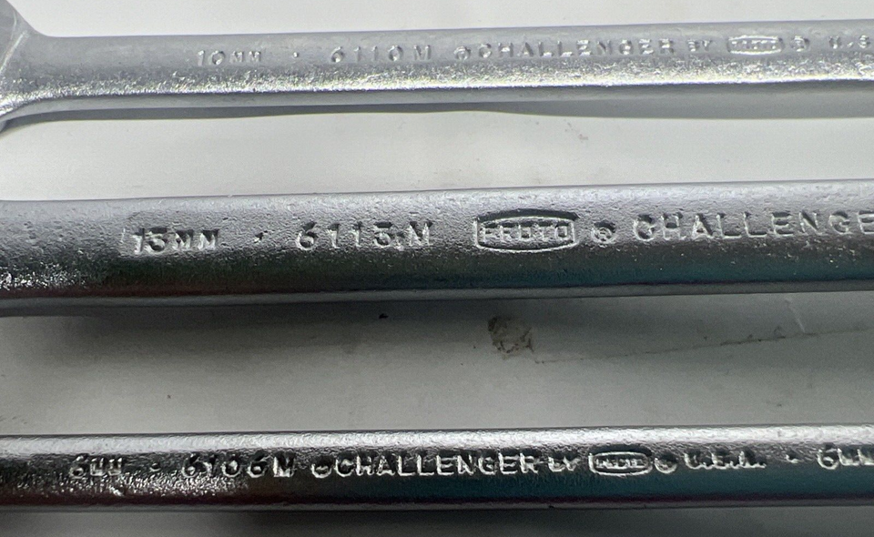 Challenger By Proto USA 8 Pc +2 SAE Combination Wrench Standard +mm ...