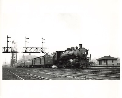 Mono 444 1946 Train Photo 4-6-2 Pacific Steam Locomotive Railroad ...