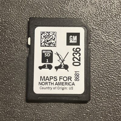 2018-2020 GM GMC CADILLAC BUICK NAVIGATION SD CARD 8681 0236 FACTORY GM ...