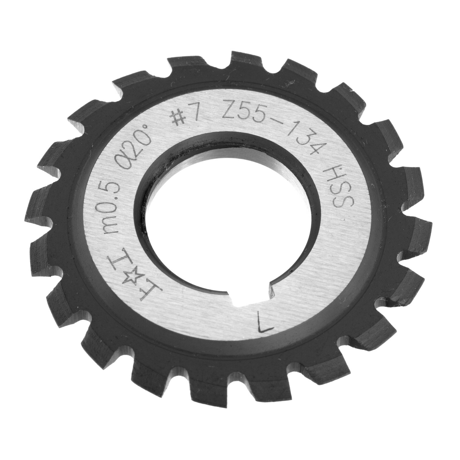M0.5 No.7 20 Degree HSS Involute Module Gear Cutter Rack Milling Lathe ...