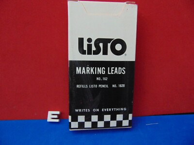 12 Pack LISTO 162 Marking Leads RED YELLOW 6 Leads Each + Made in USA ...