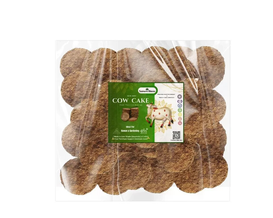 Cow Dung Organic Holy Homemade, Desi Cake/Gobar Upla/Kande 100 Vintage ...