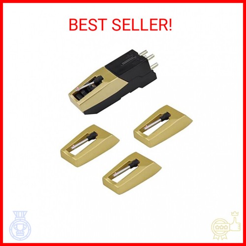 Record Player Needle, Upgraded Record Player Cartridge with Diamond ...