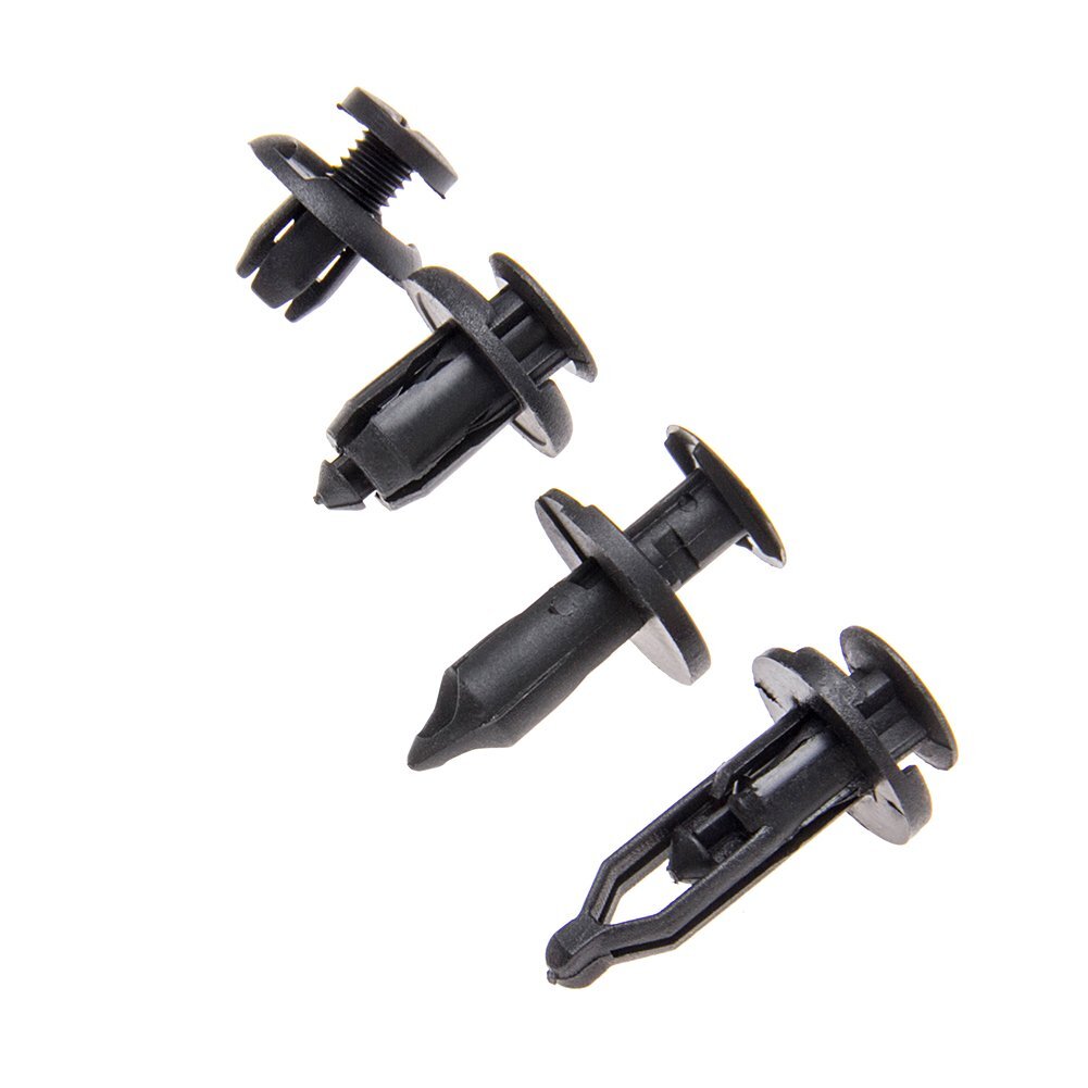 40x Bumper Clips Auto Car Hole Plastic Rivets Fastener Fender Push Pin ...