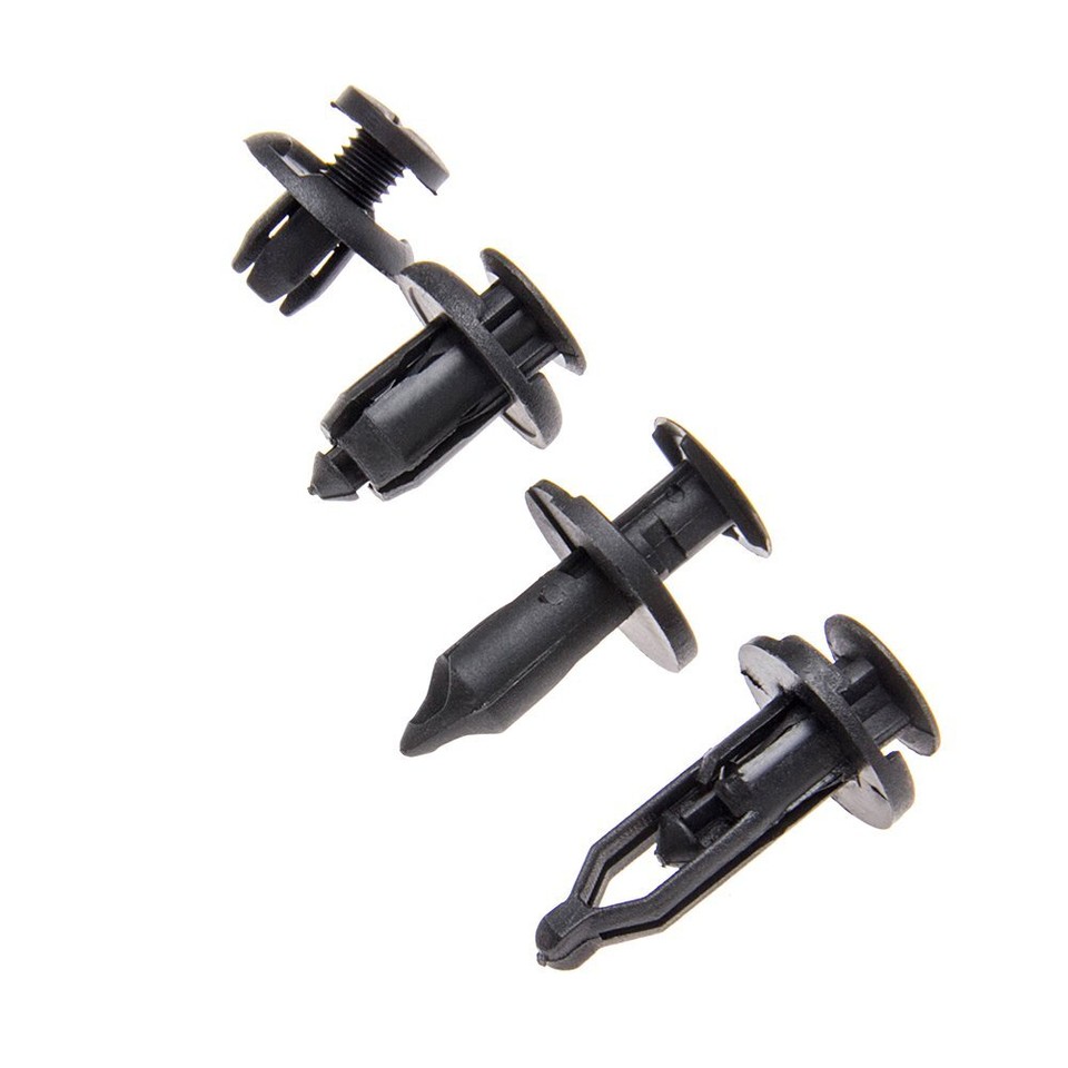 40x Bumper Clips Auto Car Hole Plastic Rivets Fastener Fender Push Pin ...
