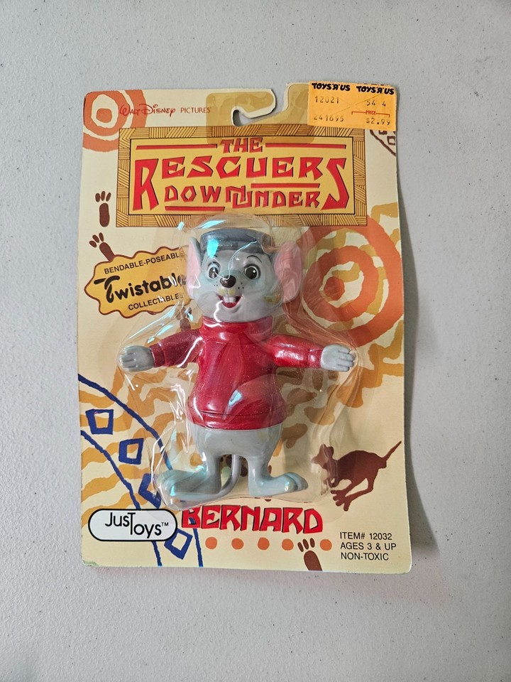 The Rescuers Down Under Just Toys Twistable Toy Figures Bernard ...