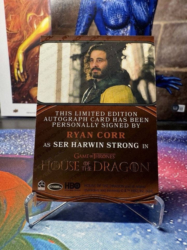 2024 House of the Dragon Season 1 Autograph Ryan Corr as Ser Harwin ...