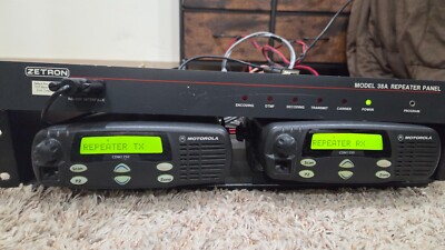 CDM1250 VHF Repeater with Zetron 38A Multi-Tone, Duplexer, & Battery ...