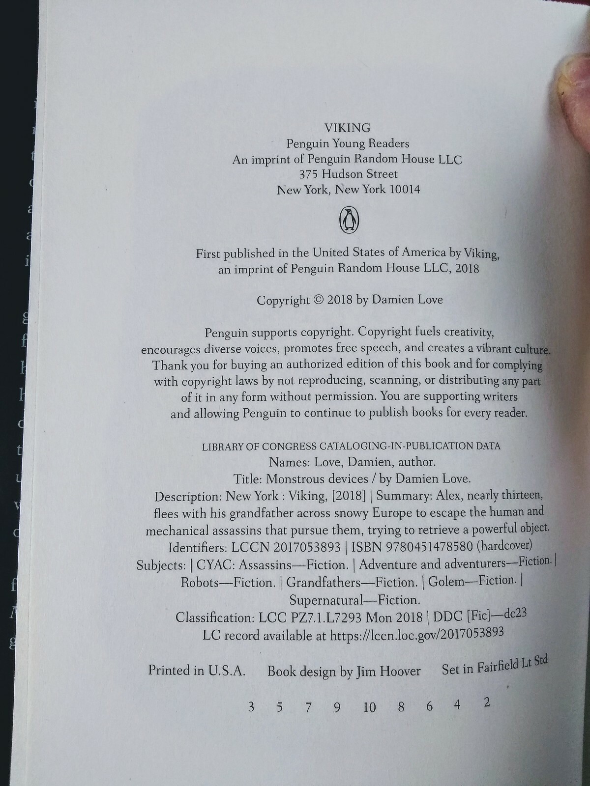 Monstrous Devices by Damien Love (2018, Hardcover) 9780451478580| eBay