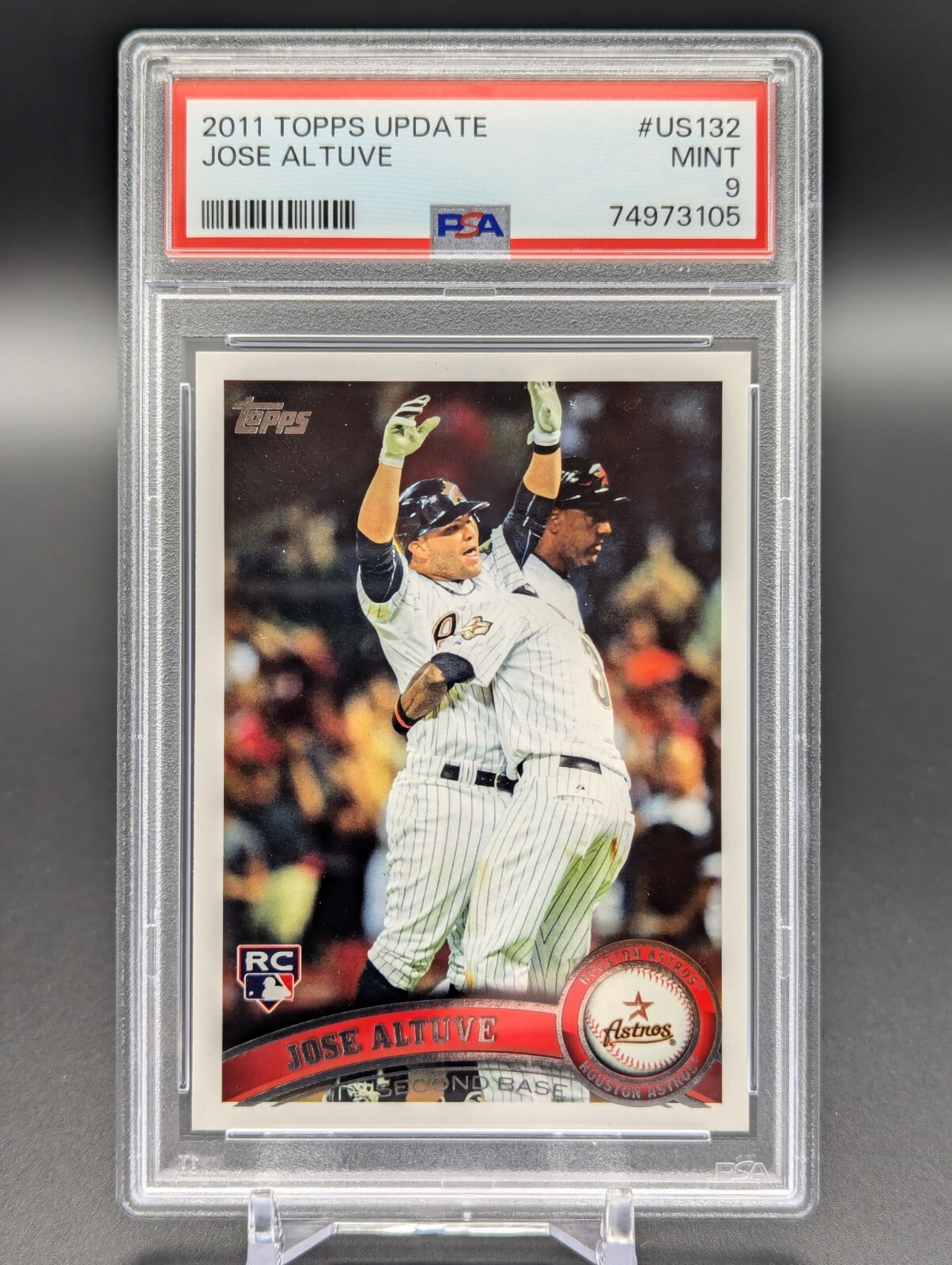 2011 Topps Update Jose Altuve Rookie RC #US132 PSA 9 Astros MVP HOF? | eBay