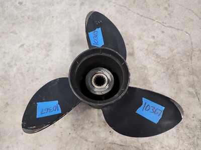 13 3/8" X 17P OMC EVINRUDE JOHNSON SS PROPELLER, 389948, 13 SPLINE ...