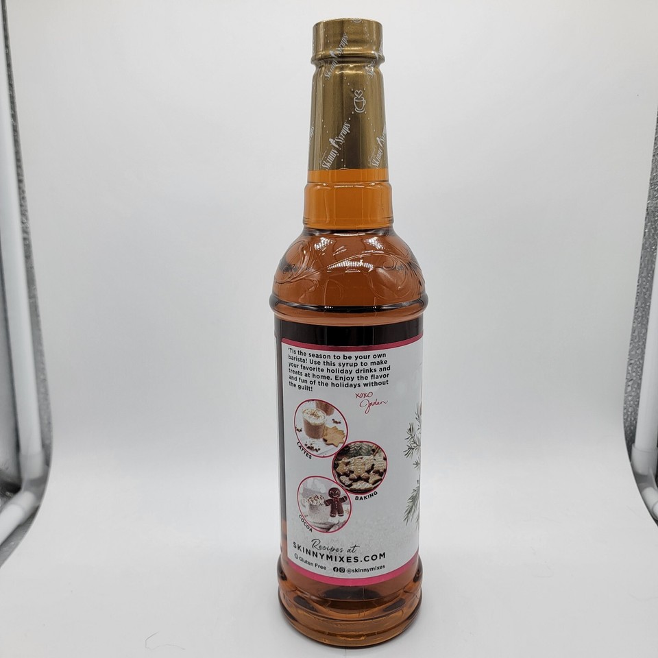 Jordan's Skinny Syrups, Gingerbread Latte Coffee Syrup, Sugar Free, 25. ...