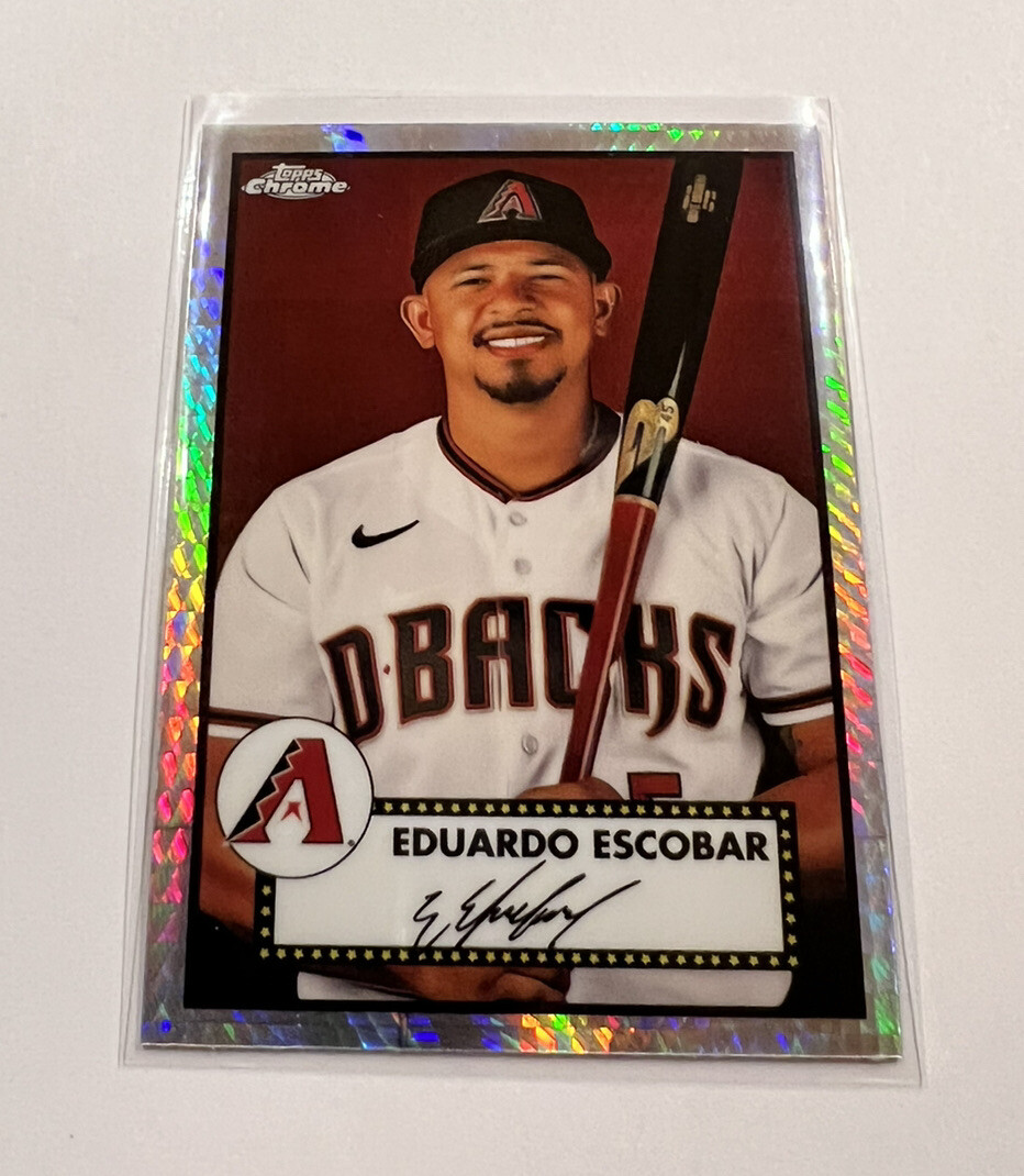 2021 Topps Chrome Platinum Anniversary - Prism Refractor #229 Eduardo Escobar for sale online | eBay