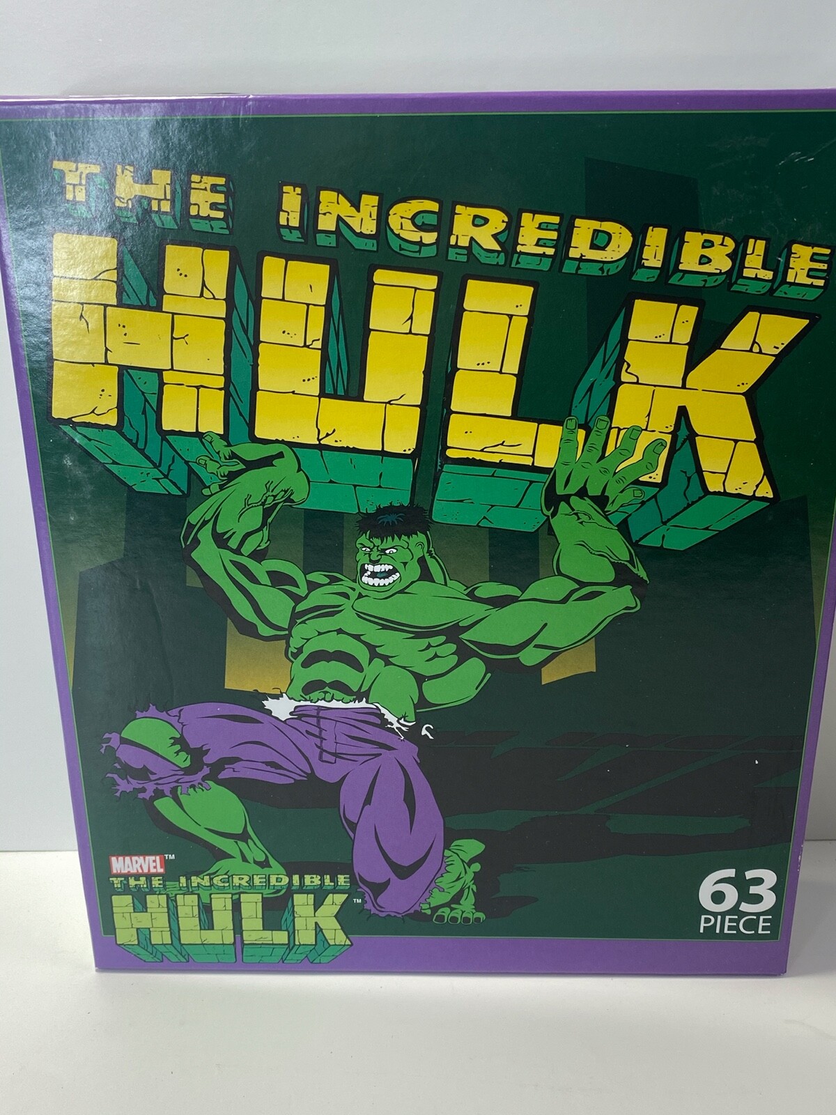 2003 NIB The Incredible Hulk Puzzle Sealed 63p Puzzle HTF Marvel Comics ...