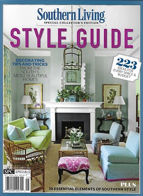 Southern Living Style Guide Magazine Home Design Dining Rooms Bedrooms ...