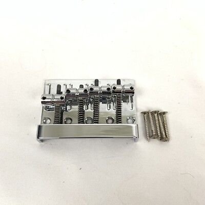 2000's Jackson JS40 Model JT340 4 String Electric Bass Bridge Chrome w ...