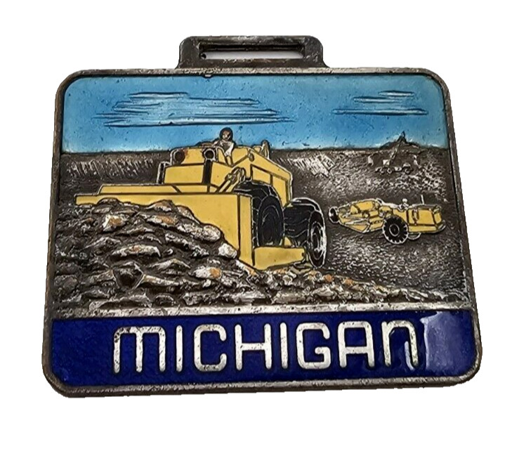 VINTAGE MICHIGAN WHEEL DOZER & SCRAPER YELLOW ENAMEL … - Gem