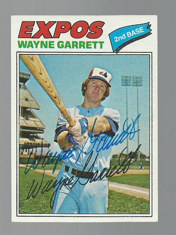 Wayne Garrett Signed Auto 1977 Topps #417 Baseball Card Autograph | eBay