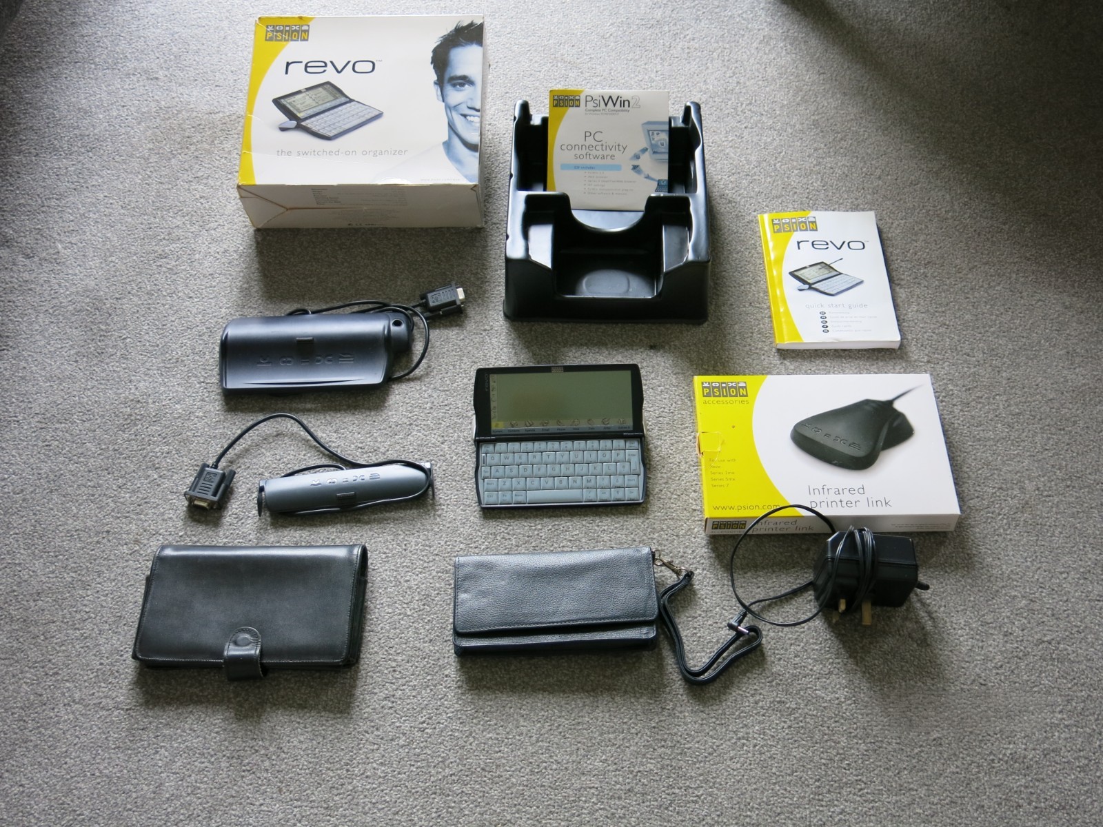 Psion Revo 8MB PDA Palmtop Computer with Dock & Charger and other ...