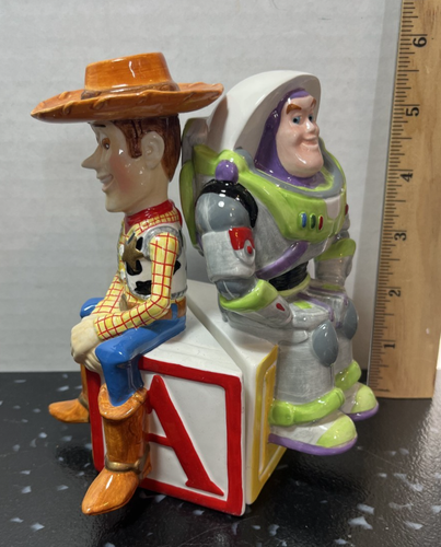 Disney Toy Story SALT & PEPPER Shakers Woody Buzz Lightyear Treasure ...