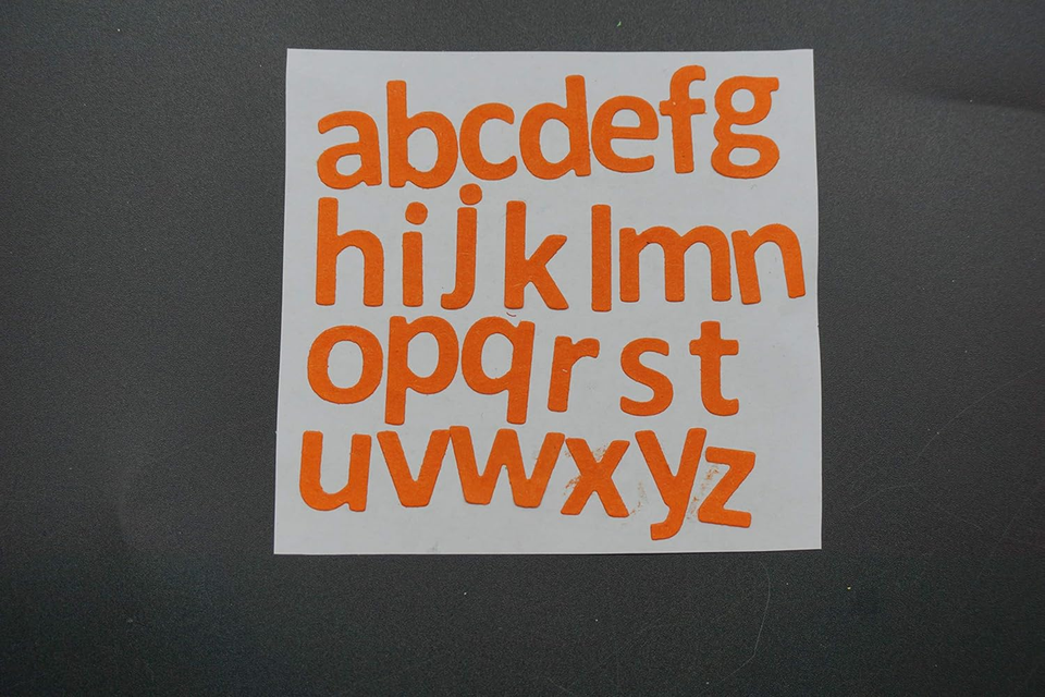 Metal Capital 26 Letters Cutting Dies Embossing Stencil Lowercase 26 ...