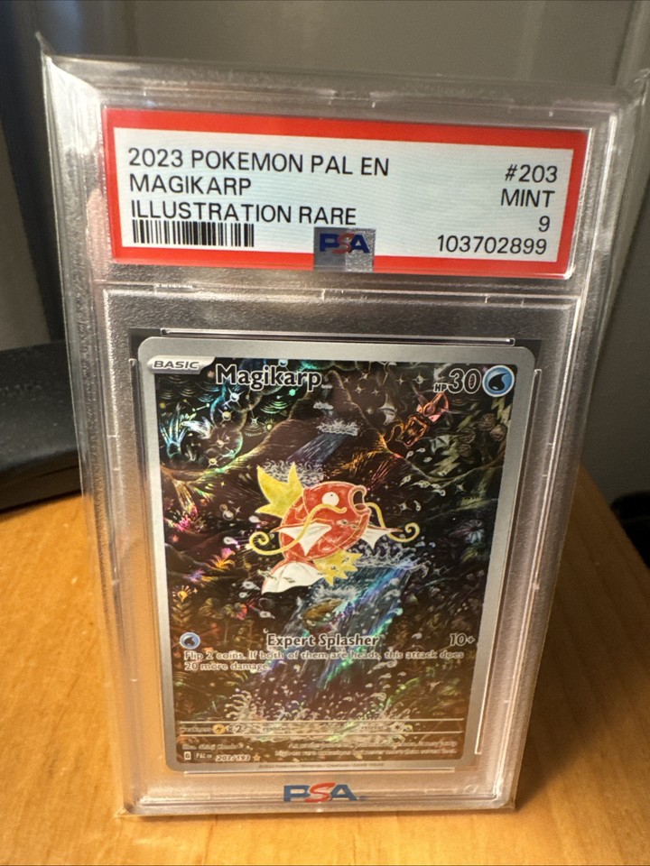 2023 Pokemon Magikarp Paldea Evolved Illustration Rare 203/193 - PSA 9 ...