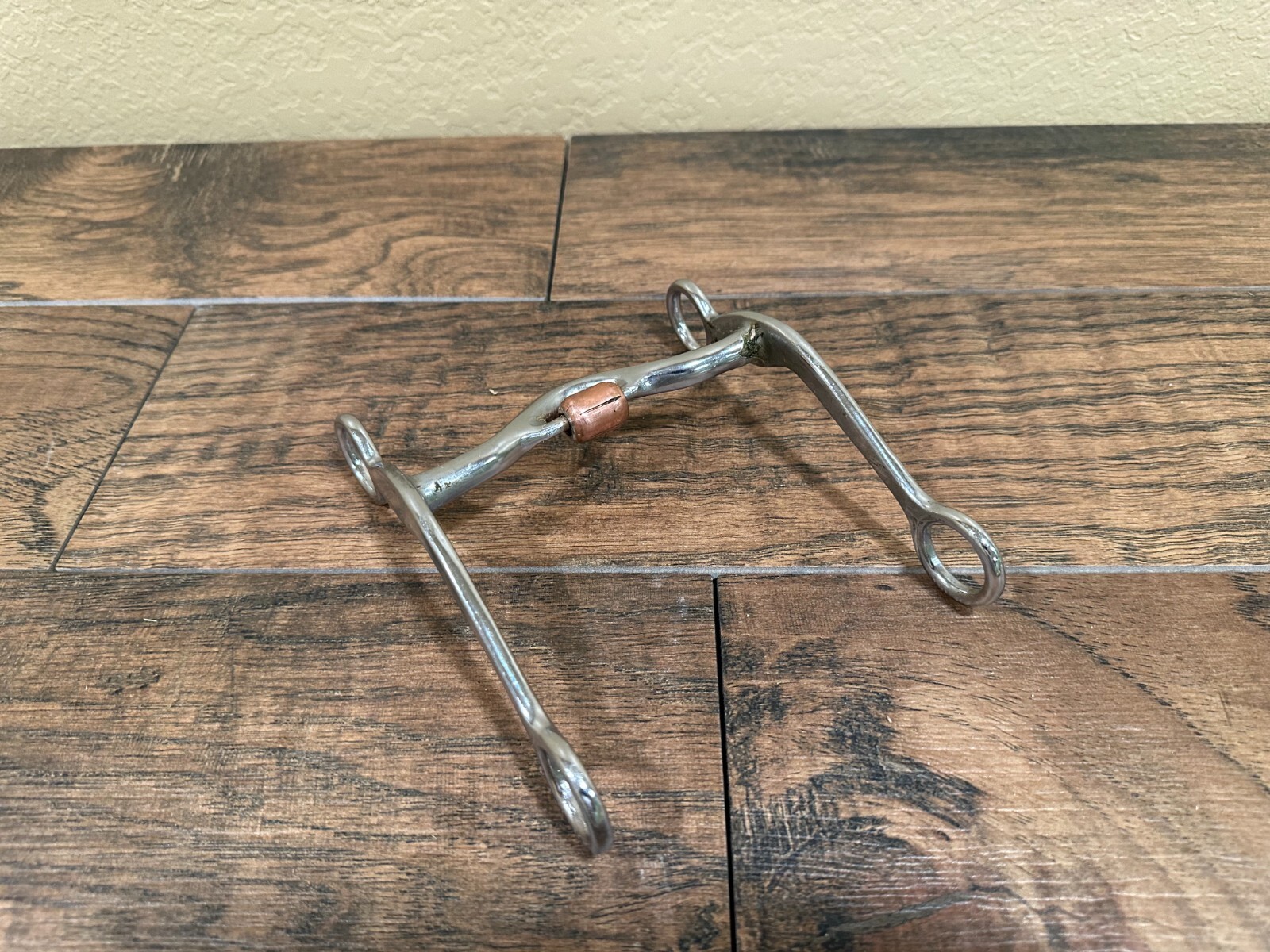 Stainless Steel Curb Horse Bit Medium Port Copper Roller 5" Mouth 7 ...