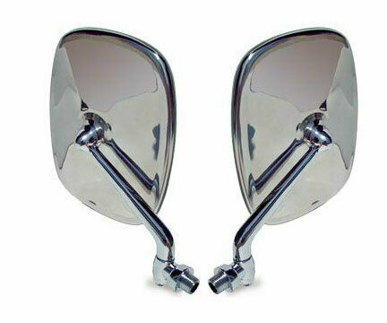 VW TYPE 2 BUS 1968-1979 BAYWINDOW STAINLESS SIDE VIEW MIRRORS SHOW CAR ...