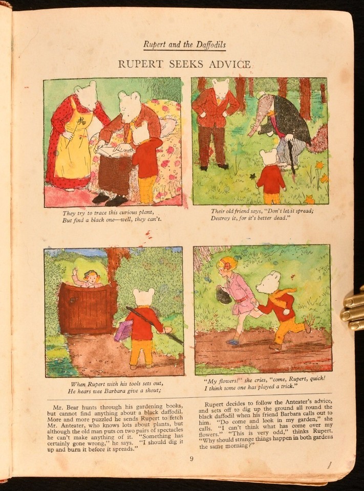1938 The New Rupert Book First Edition Rupert Bear Annual Alfred ...